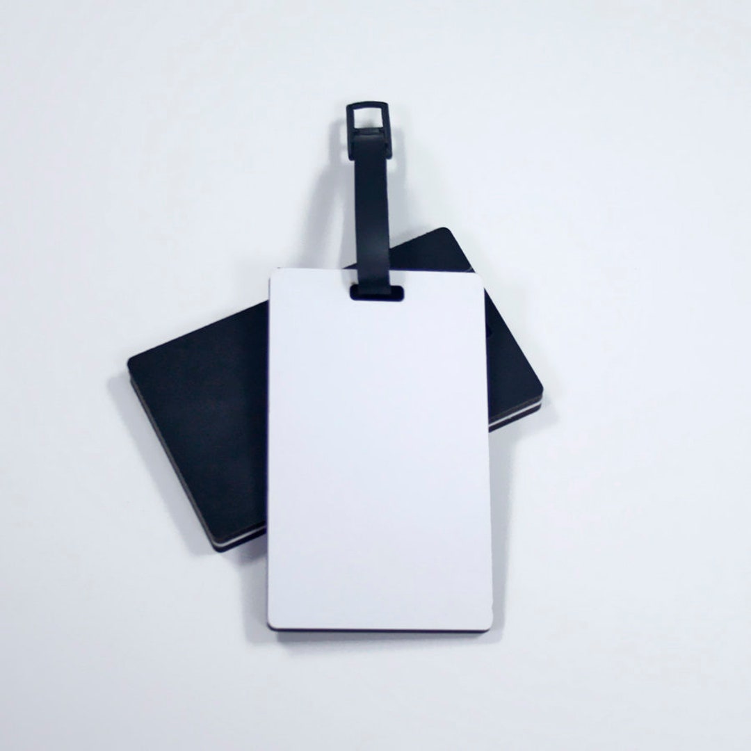 New Arrival, Sublimation Blank Luggage Tags With Strap, Blank Travel ...