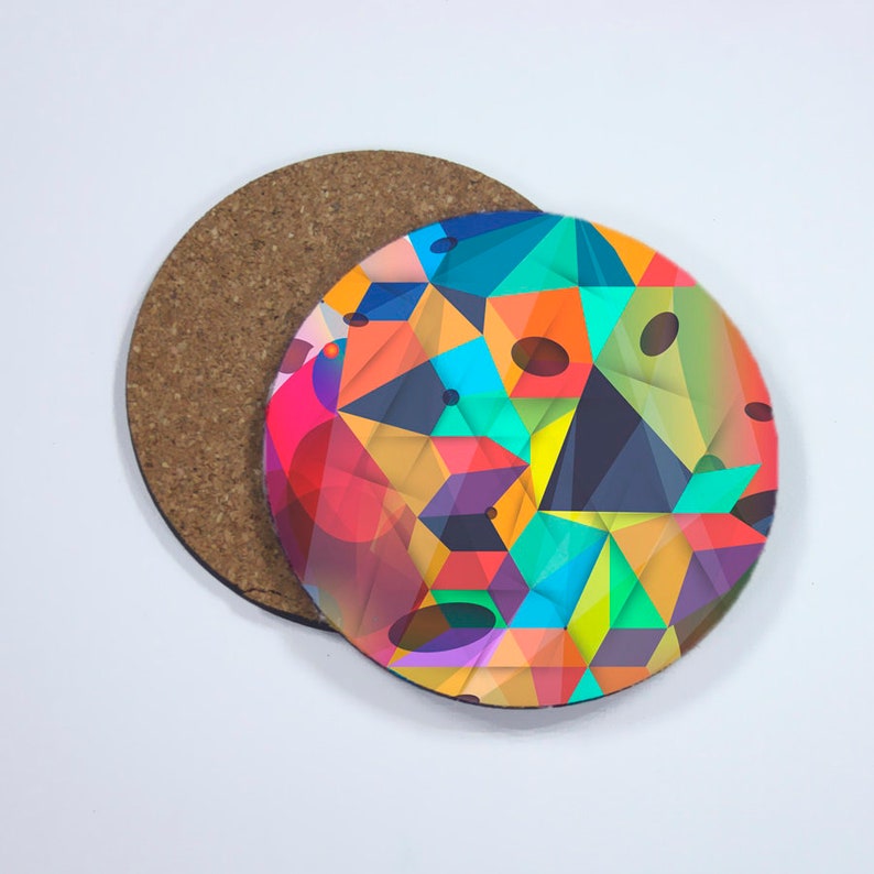 Sublimation Blank Coasters for Drinks, White Coaster With Cork Backing ...