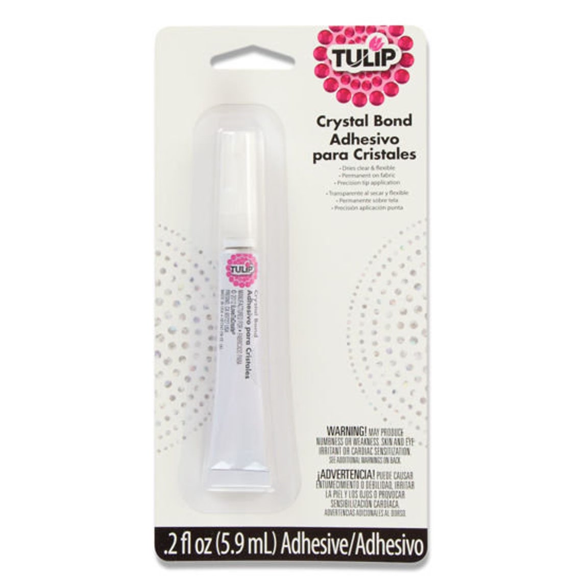 Craft Adhesive: Crystal Bond Adhesive .2 Fl Oz | Glue for Rhinestones ...