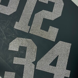 Large Rhinestone Number Patches, Choose Your Number, 0 - 9 Large Bling ...