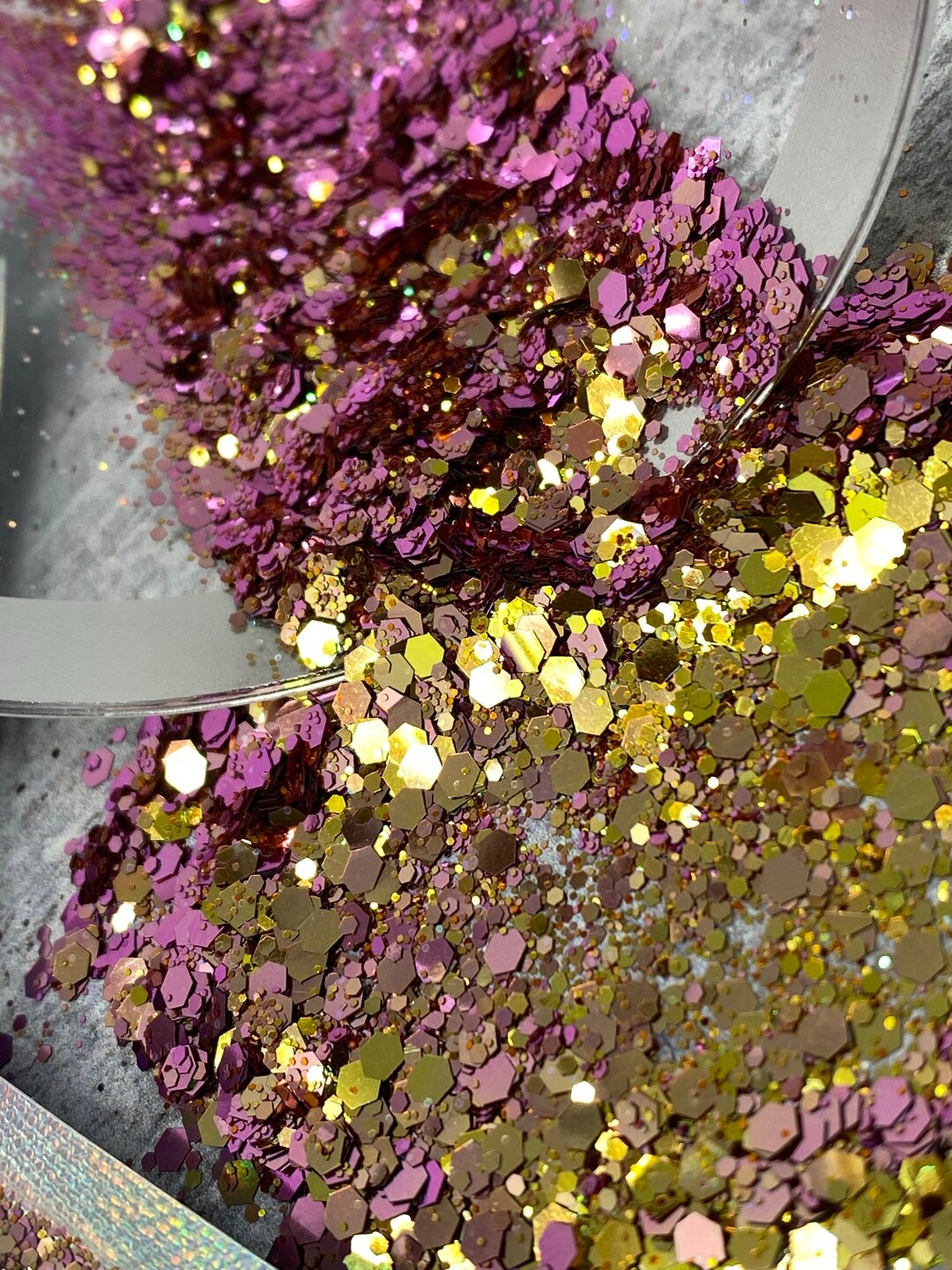 Rose/gold Color Shift Chameleon Premium Glitter, Multi-purpose Glitter ...