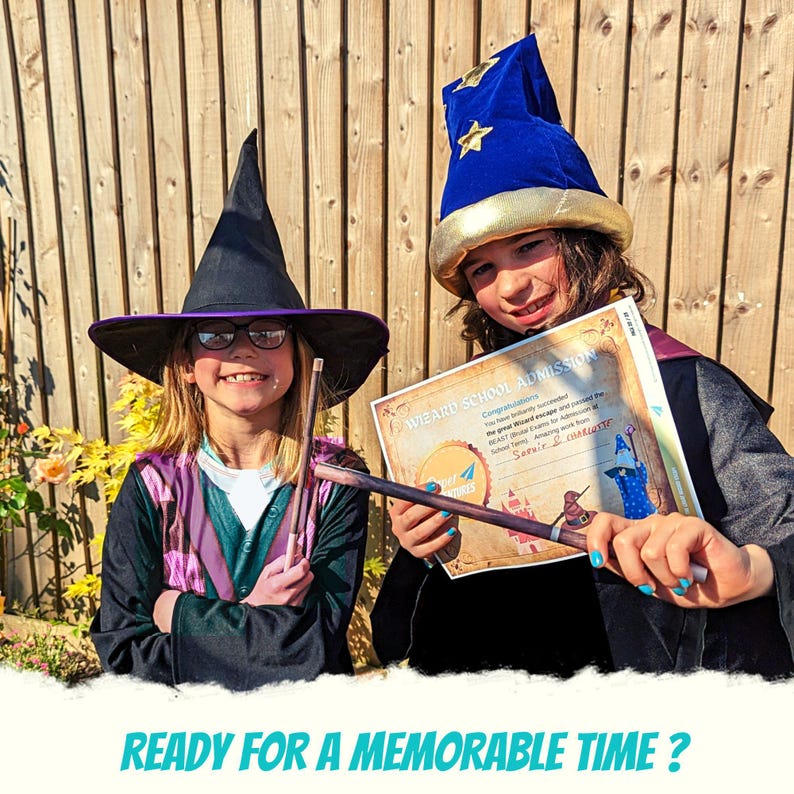 Wizard Escape Room Kit: DIY Printable Family Game (digital Download) - Etsy