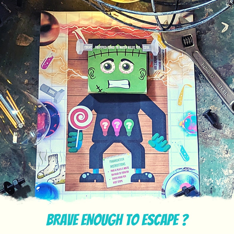 Halloween Escape Room Kit: Spooky Family DIY Game (printable) - Etsy UK