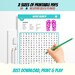 Summer Word Games: Kid's Vacation Activities (printable PDF) - Etsy