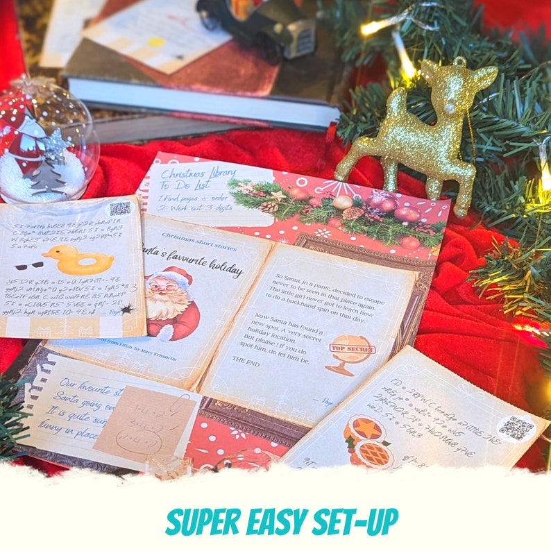 Christmas Escape Room Game DIY Printable Kit Escape Game for - Etsy