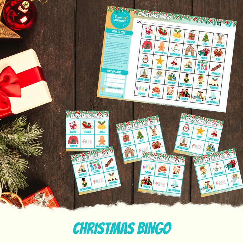 Christmas Printable Game Pack: Family Festive Games (PDF Download) - Etsy