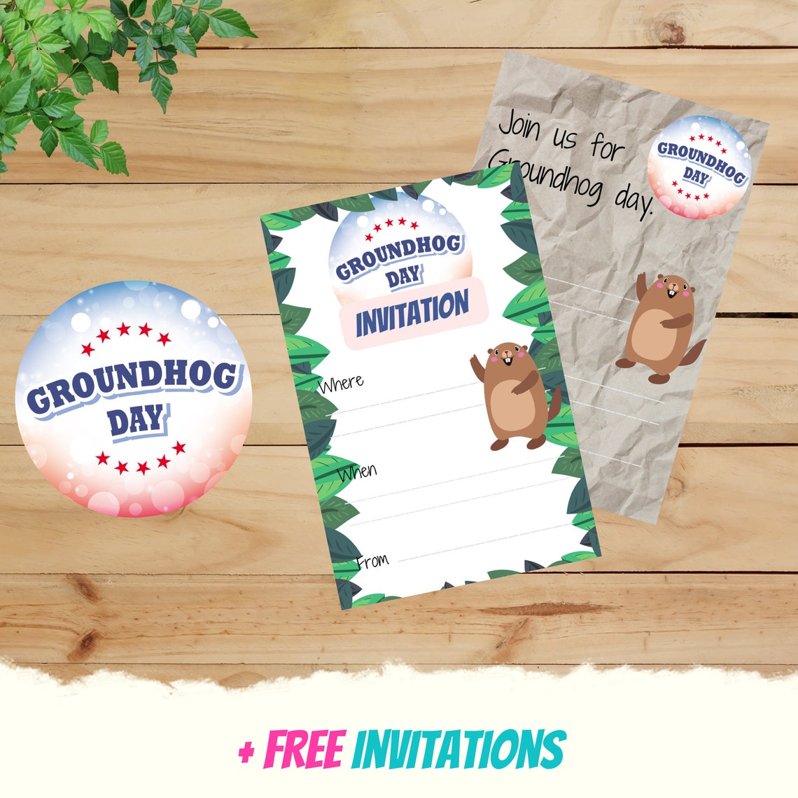 Groundhog Day Treasure Hunt: Printable Family Game (digital Download ...