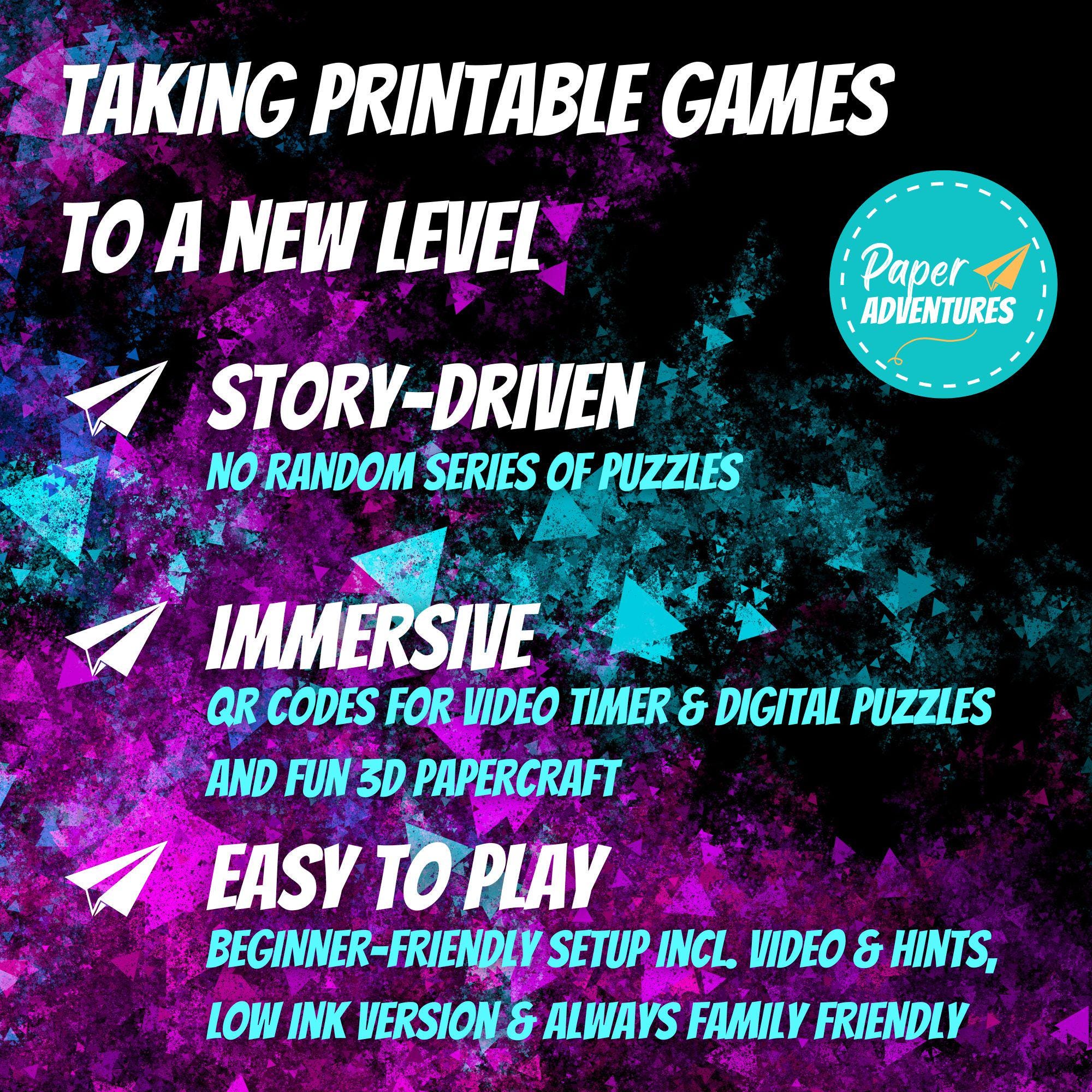 Halloween Zombie Escape Room Kit for Kids | Family Printable Game & Kid ...