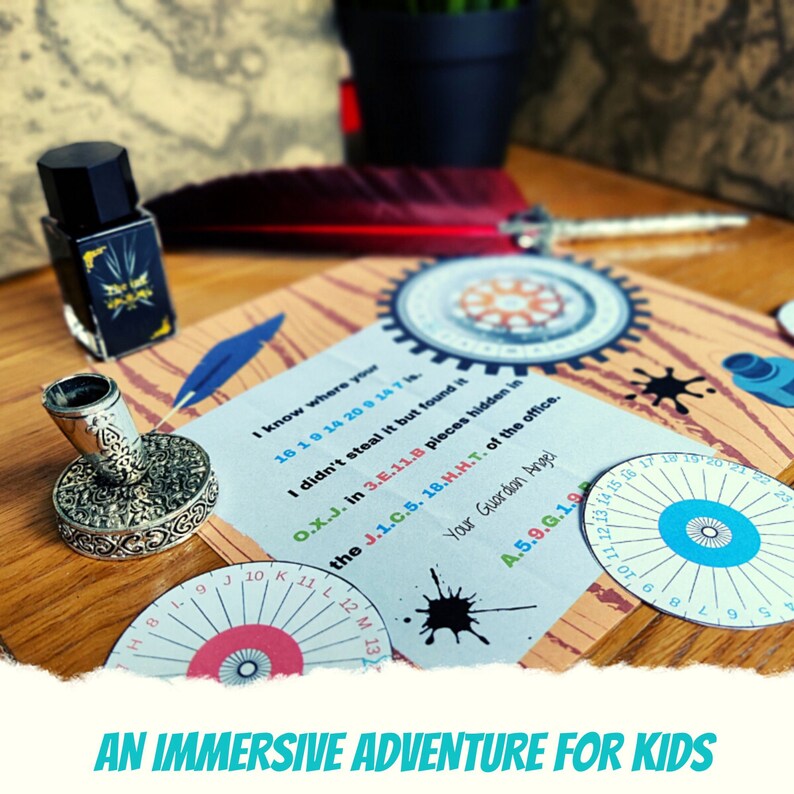 Detective Escape Room Kit for Kids Auntie's Manor - Etsy