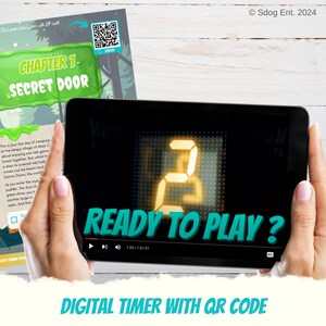 Halloween Zombie Escape Room Kit for Kids | Family Printable Game & Kid ...