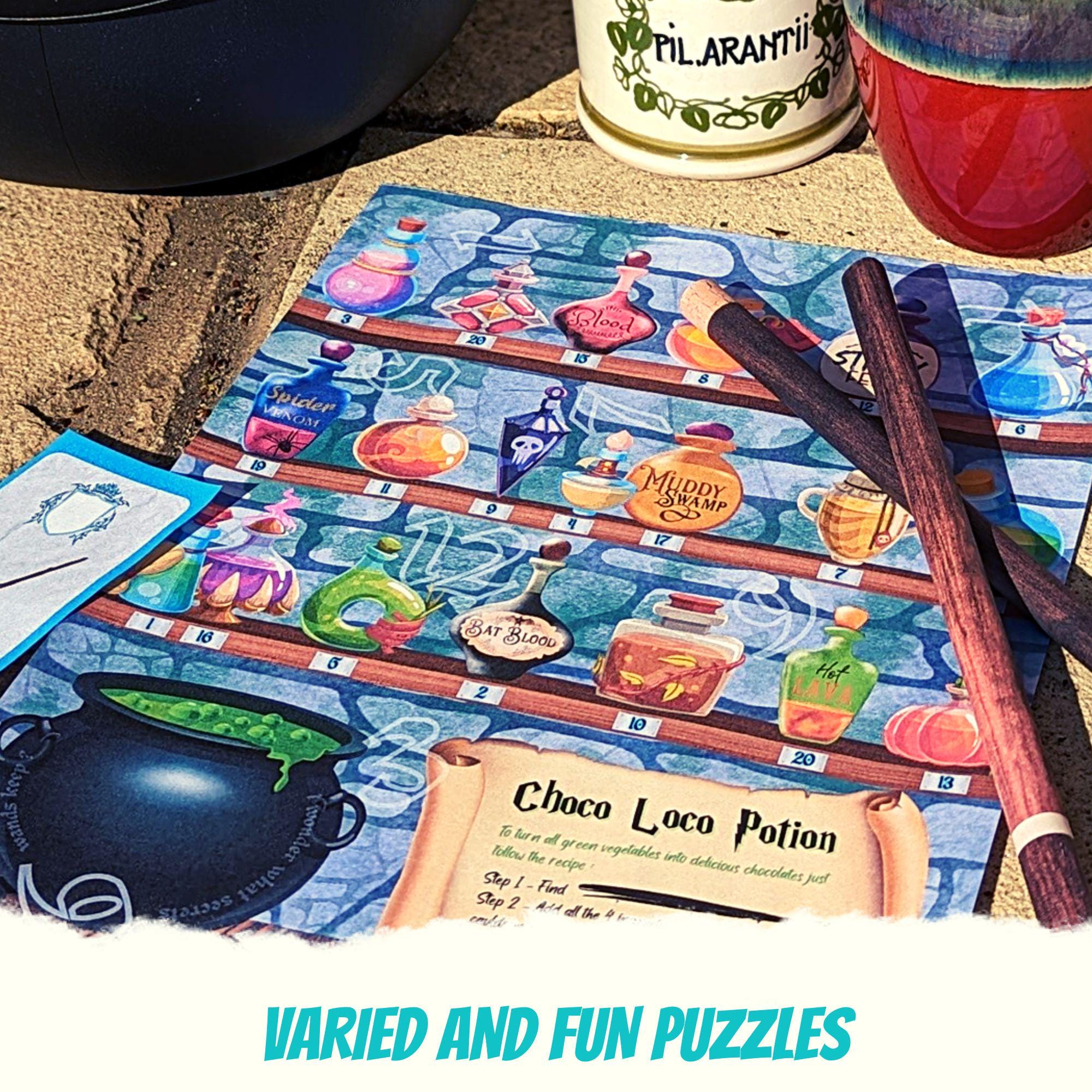 Wizard Escape Room Kit: DIY Printable Family Game (digital Download) - Etsy