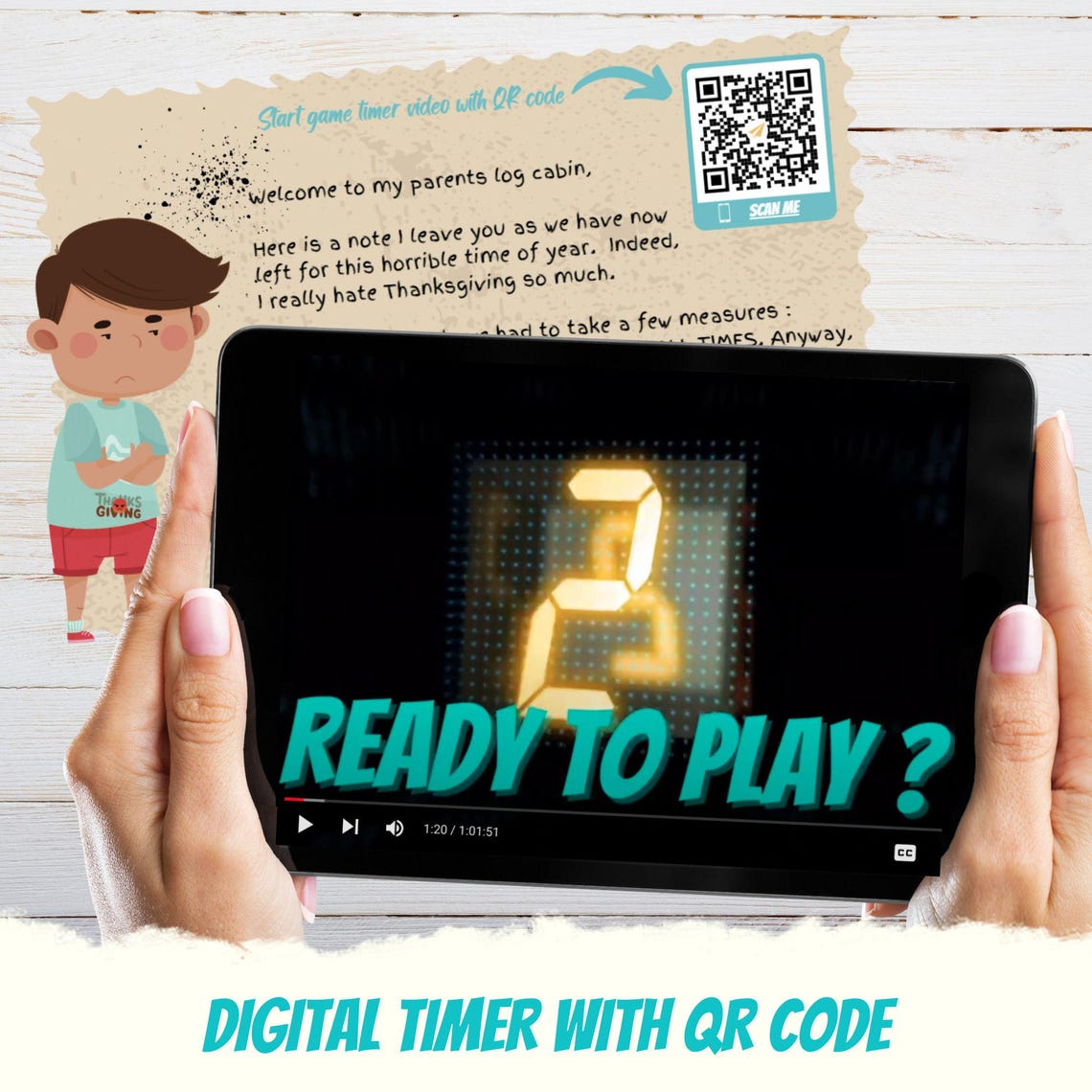 Thanksgiving Escape Room Kit: Family Holiday DIY Printable Game - Etsy