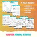 Road Trip Drawing & Coloring: Kids Vacation Activity (PDF) - Etsy