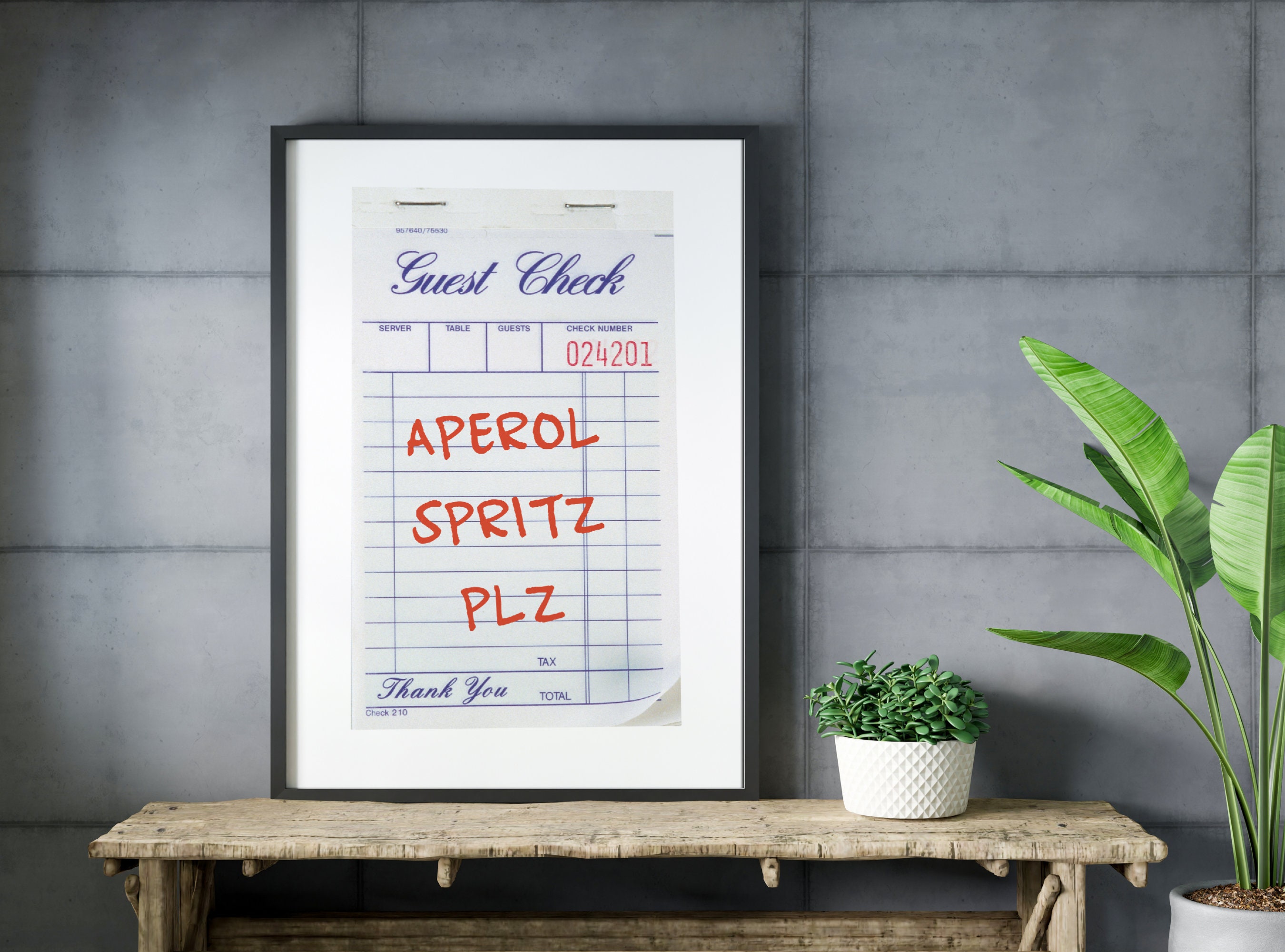 Red Guest Check Trendy Wall Art - Etsy