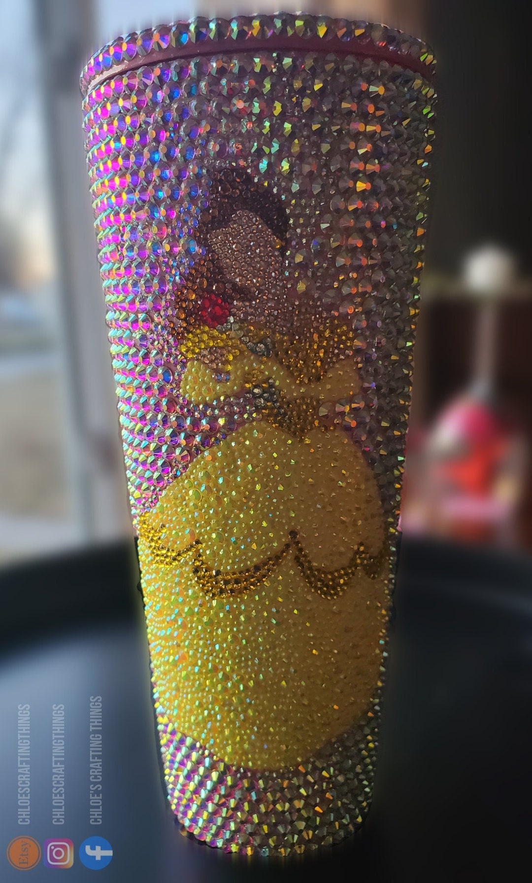 Custom Rhinestone Tumbler - Etsy