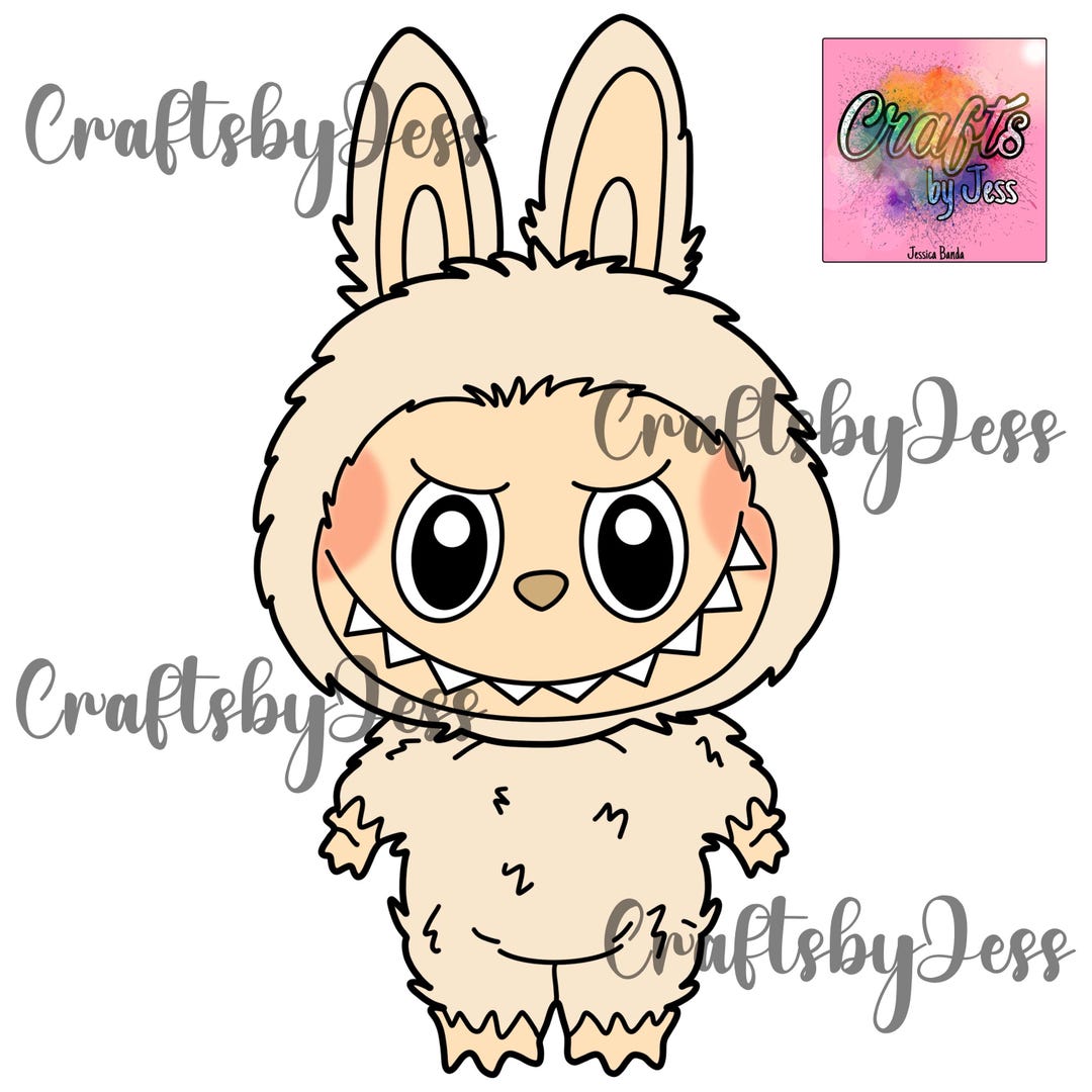 Soymilk Labubu PNG Transparent Background - Etsy