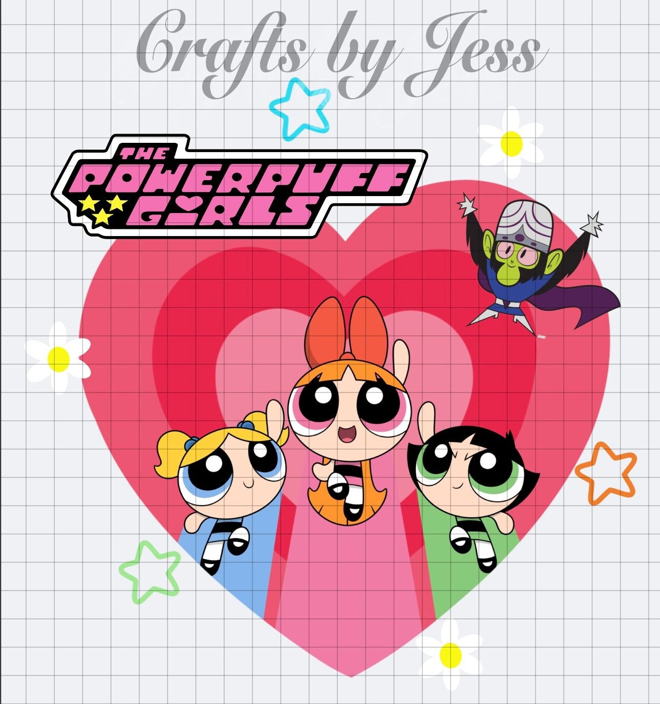 Powerpuff Girls PNG Transparent Background - Etsy