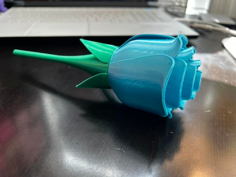3D Printed Rose - Etsy