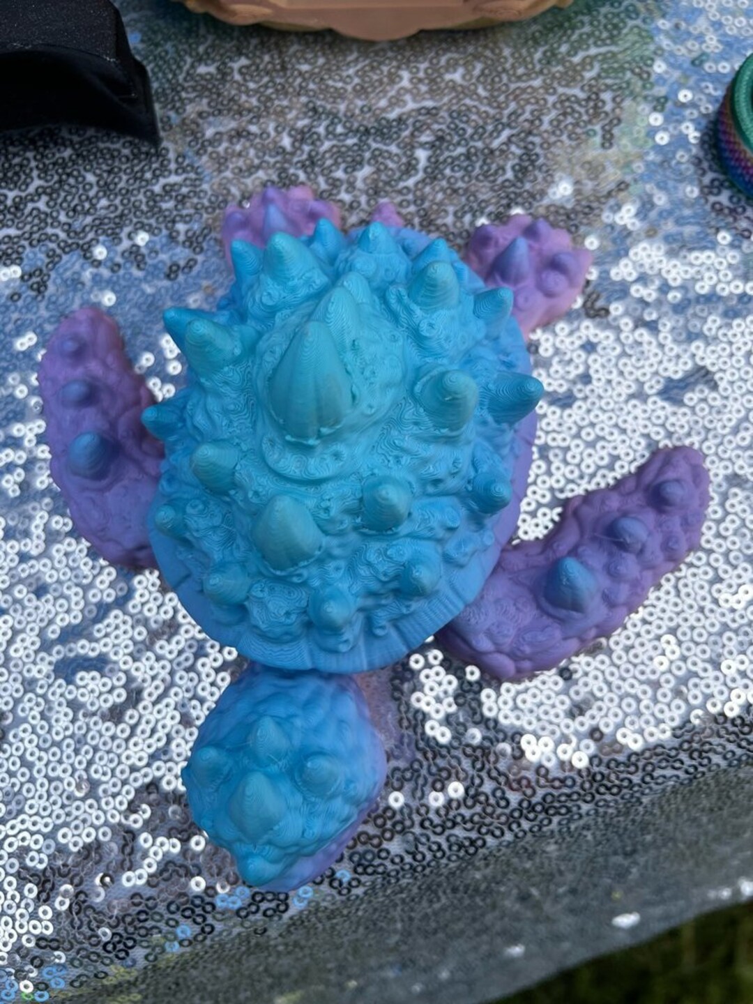 Sea Turtle With Algae 3D Print - Etsy