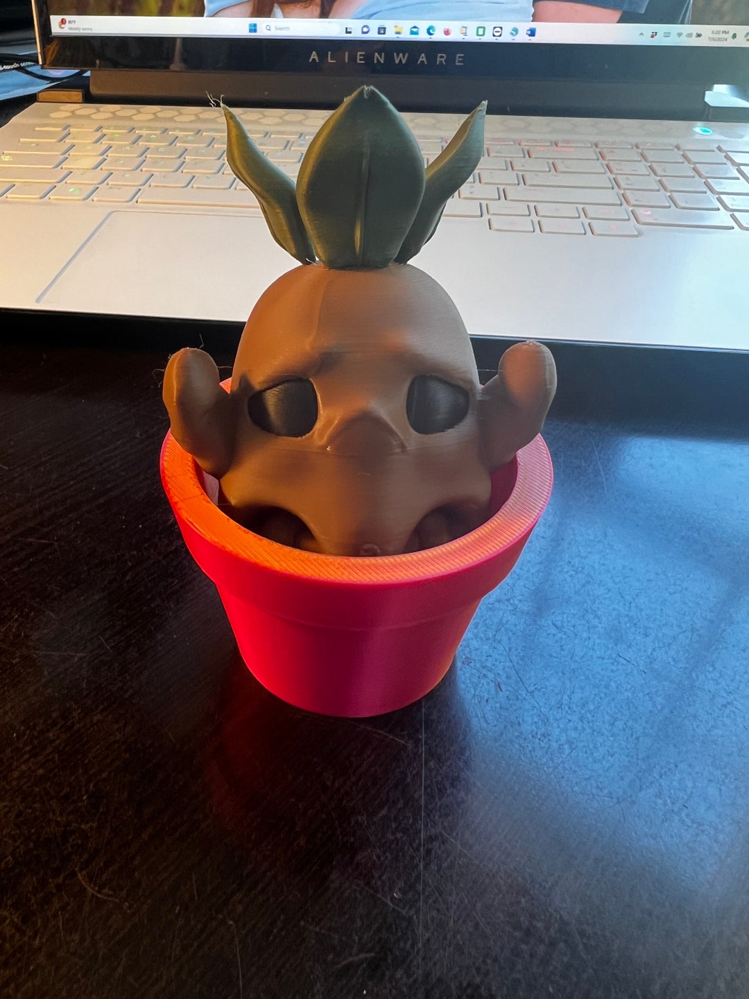 3D Printed Mandrake Plant and Pot - Etsy