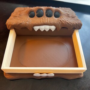 3D Printed Monster Book Storage Box - Etsy