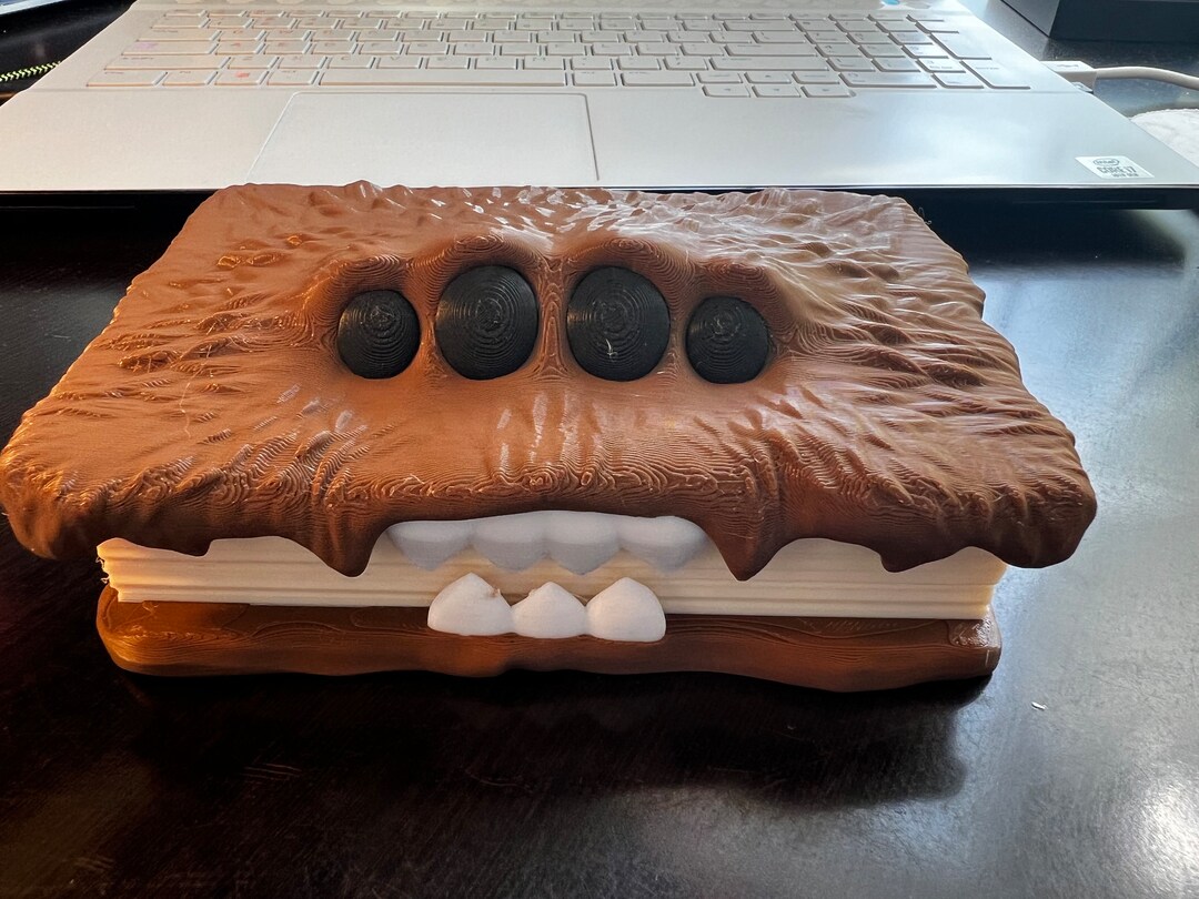 3D Printed Monster Book Storage Box - Etsy