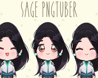 Pngtuber Sage Valorant Chibi Cute Twitch Youtube Vtuber Streaming Ready ...