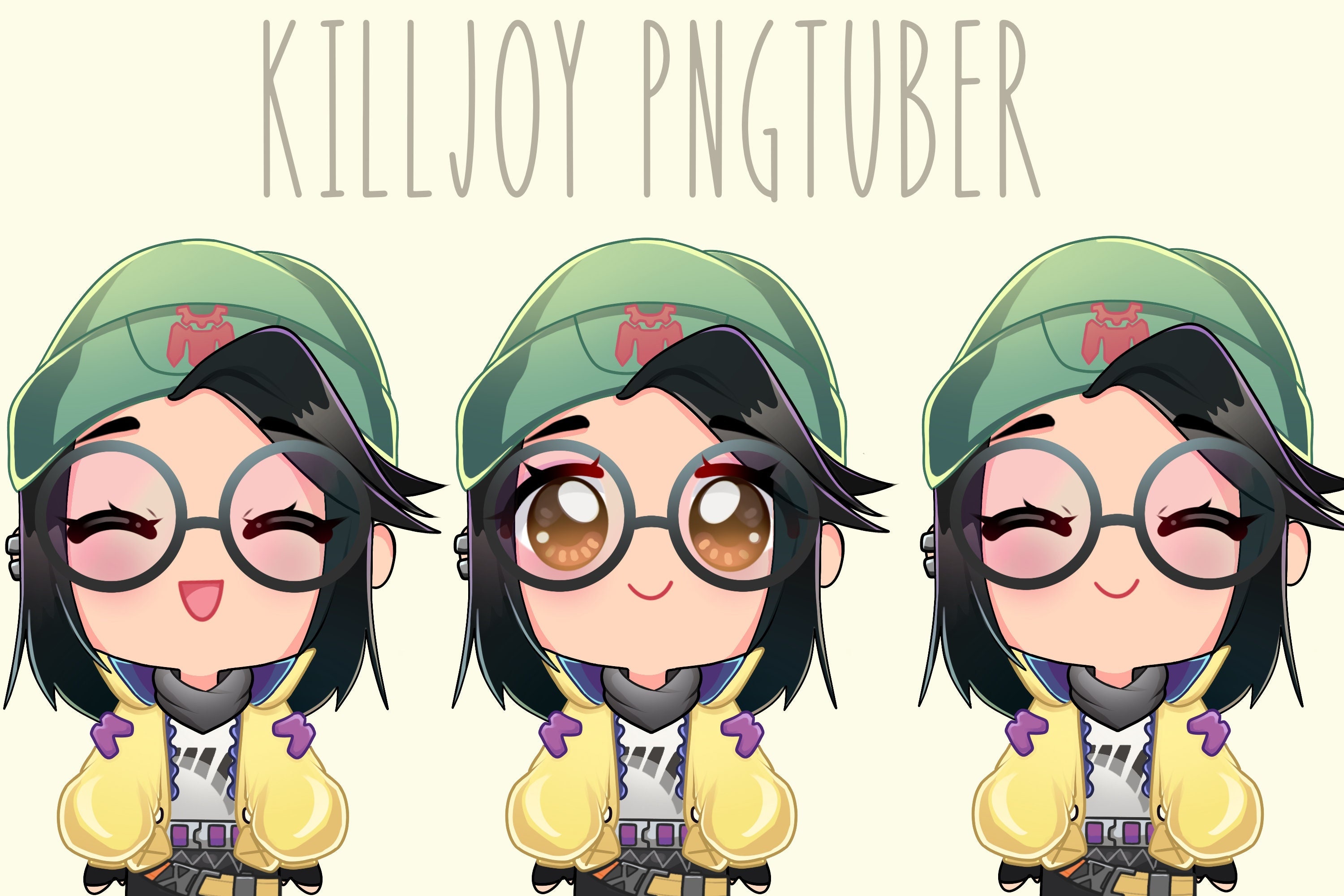 Killjoy Pngtuber - Etsy