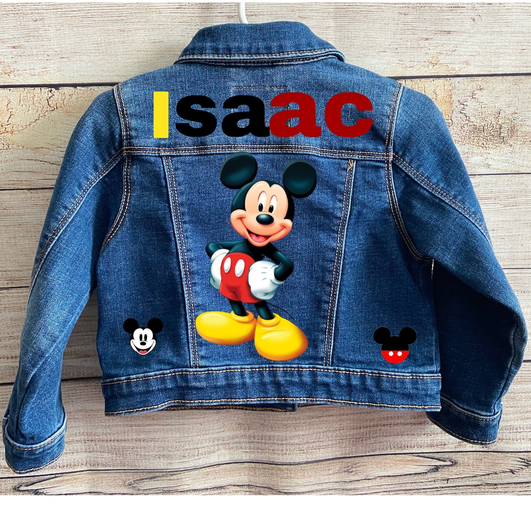 Mickey Mouse Jean Jacket for Boys/girls, Jean Jacket Many Sizes ...