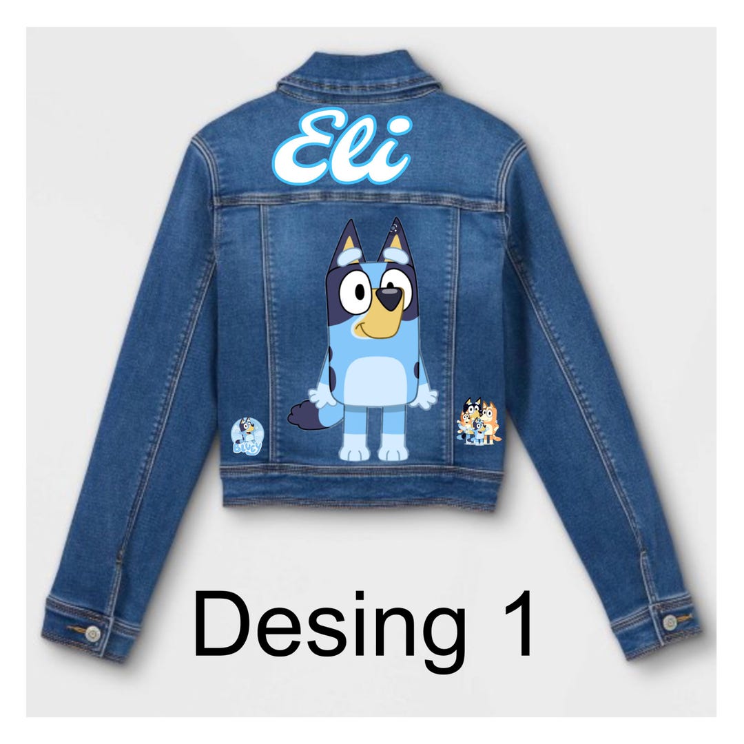 Bluey Jean Jacket, Many Sizes Available - Etsy
