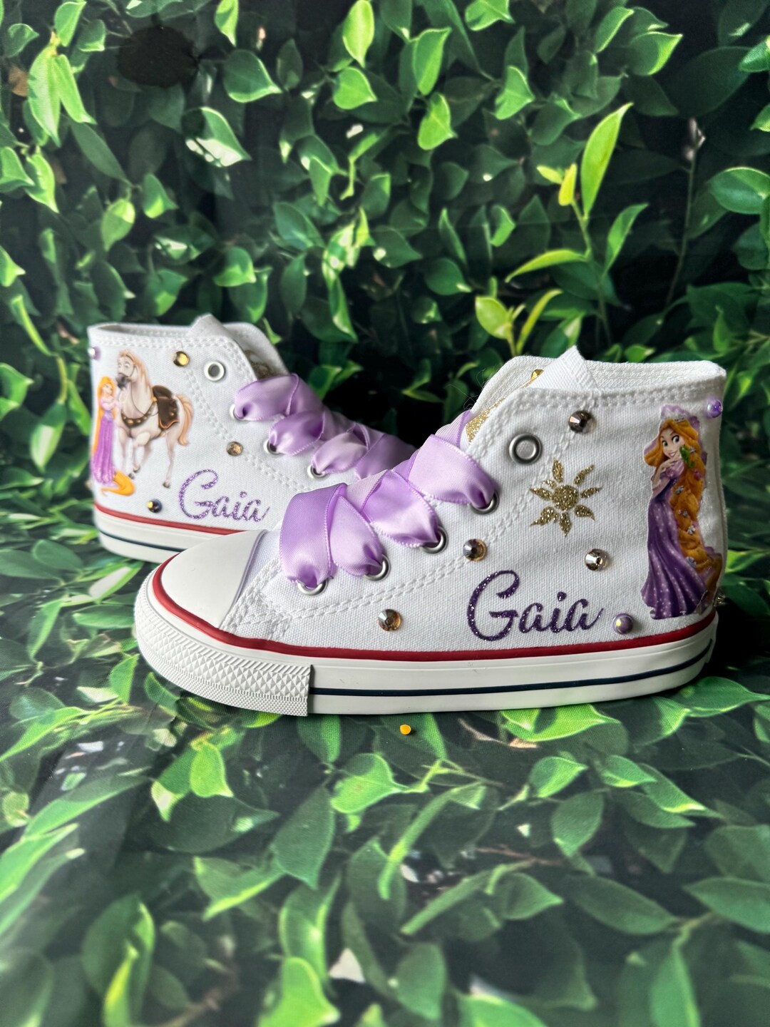 Rapunzel Shoes, Personalized Converse, Many Sizes Available - Etsy