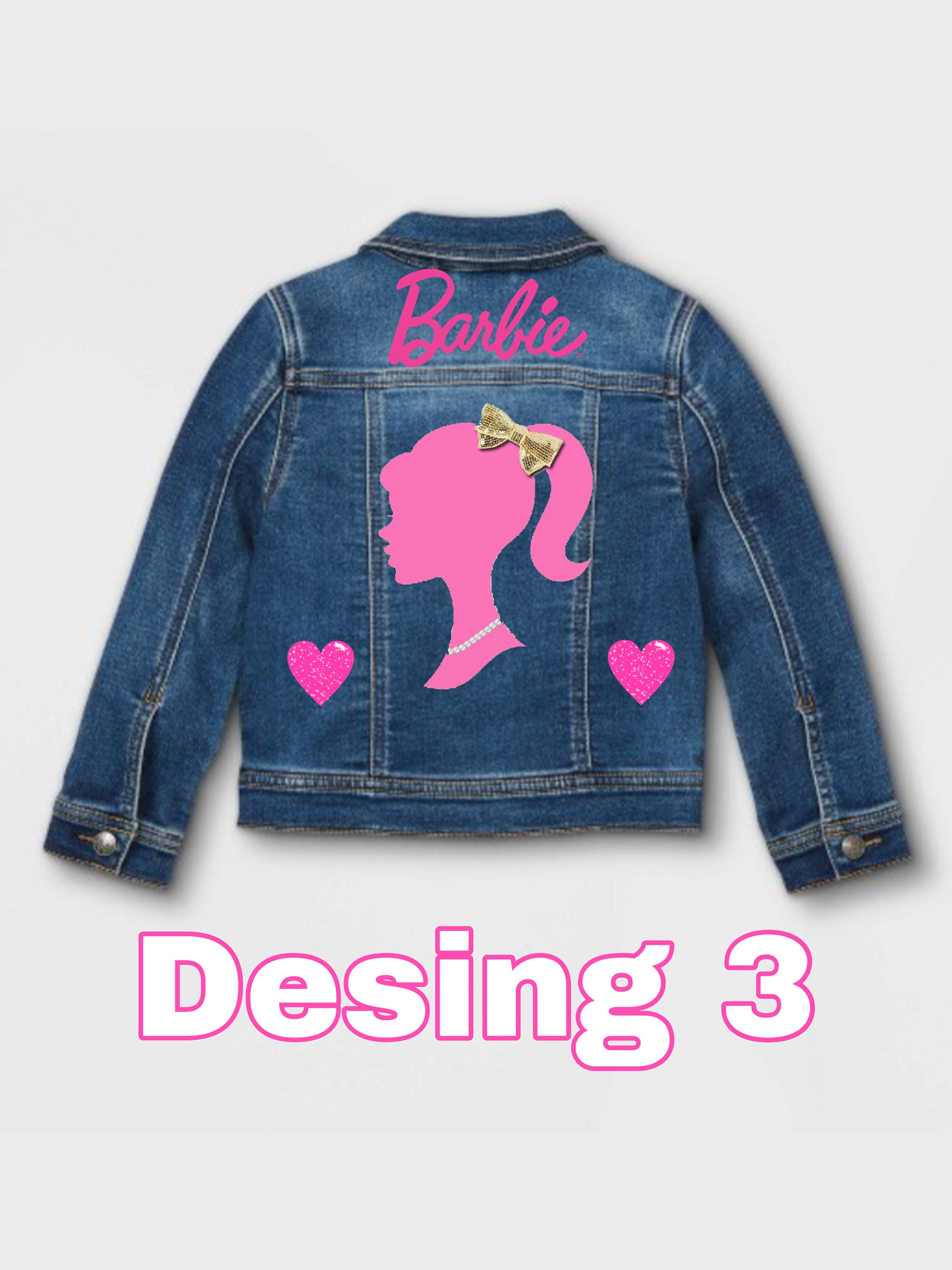Girl Barbie Jean Jacket, Many Size Available - Etsy