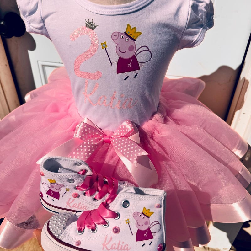 Peppa Pig Birthday Outfit - Etsy