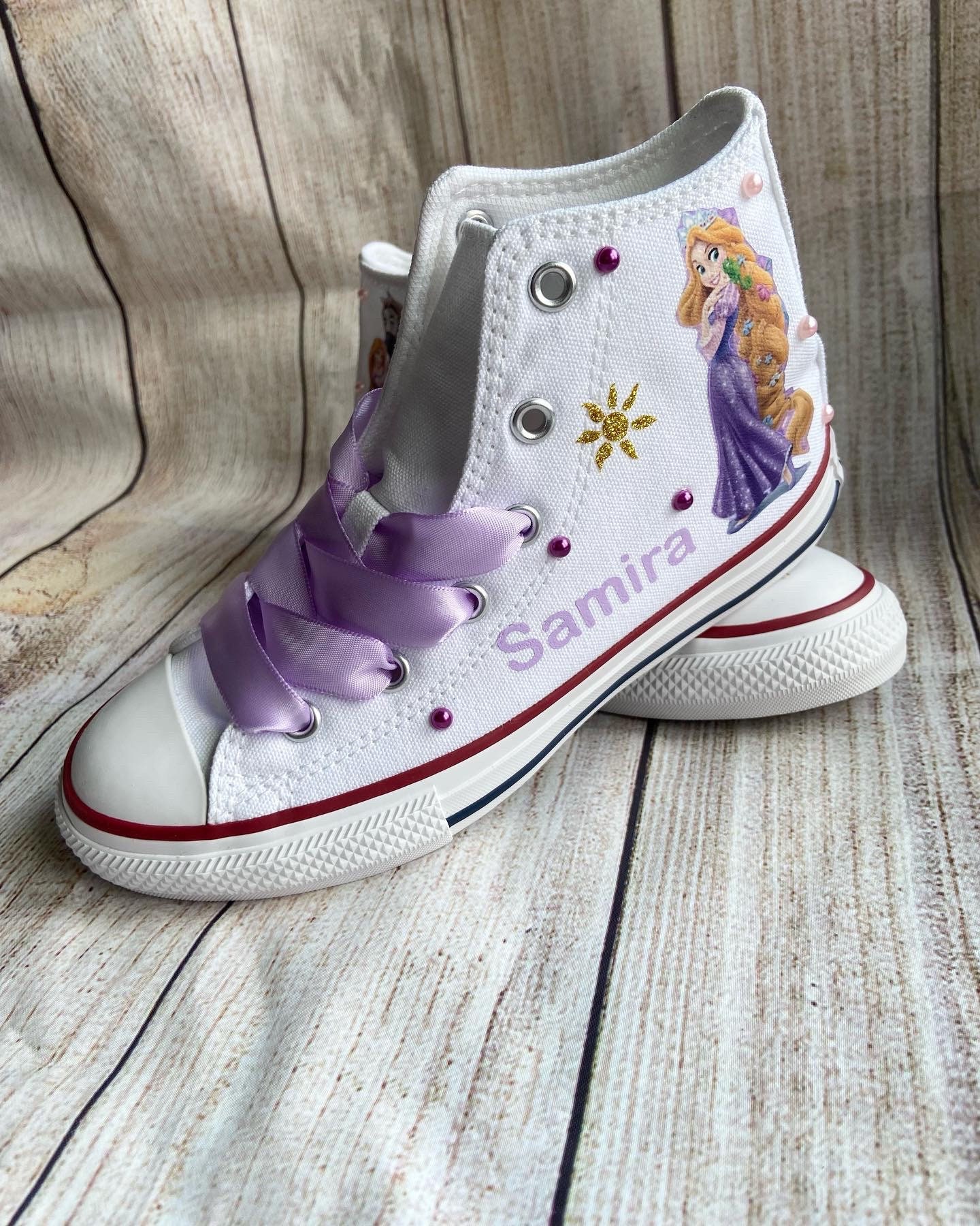 Rapunzel Shoes, Personalized Converse, Many Sizes Available - Etsy