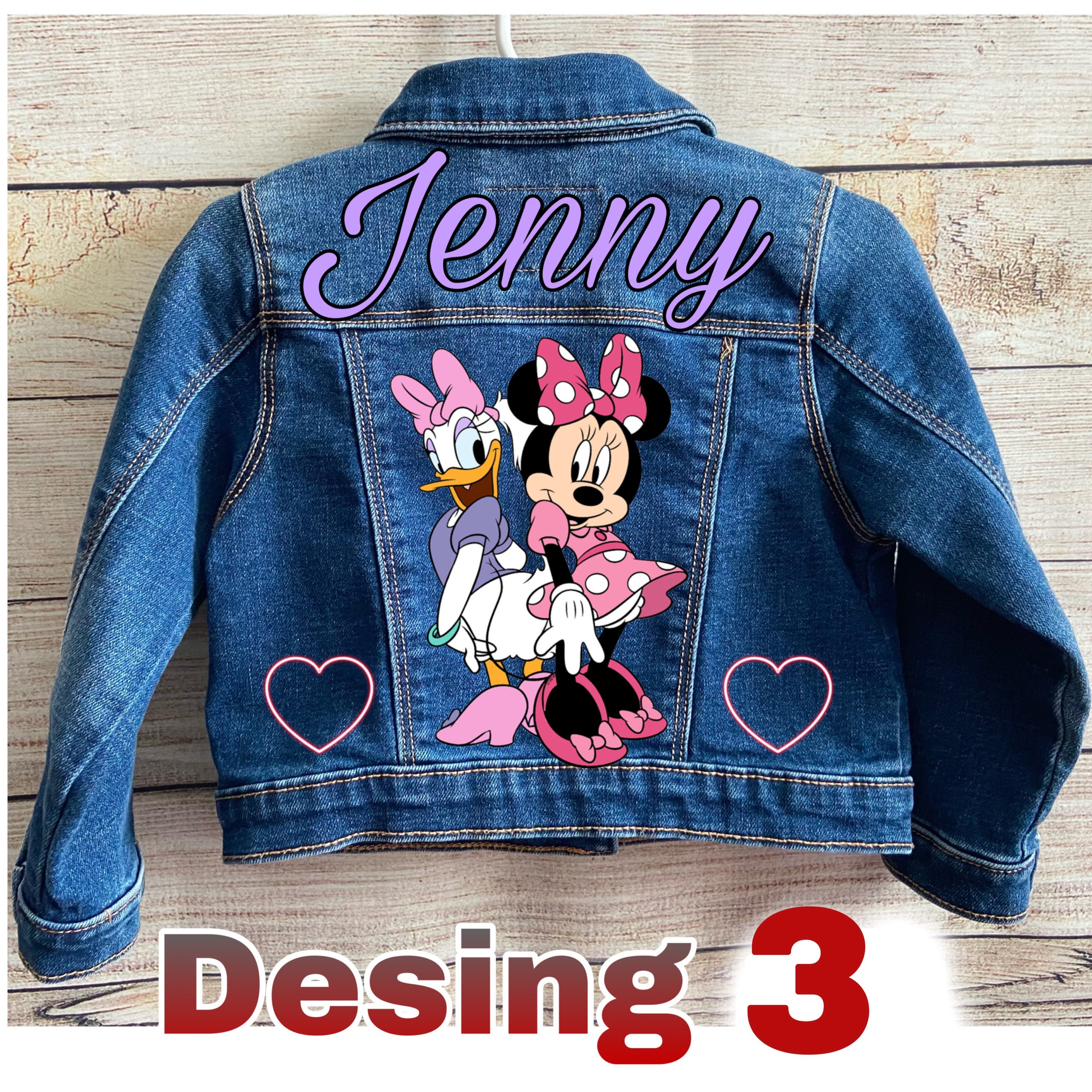 Daysi Jean Jacket, Minnie Mouse Jacket, Many Sizes Available - Etsy