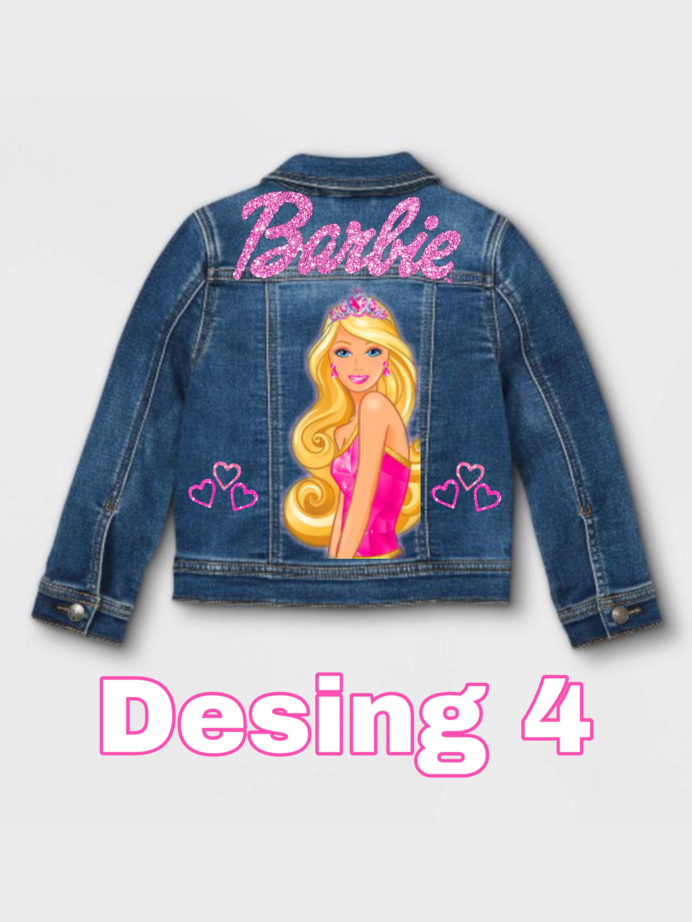 Girl Barbie Jean Jacket, Many Size Available - Etsy