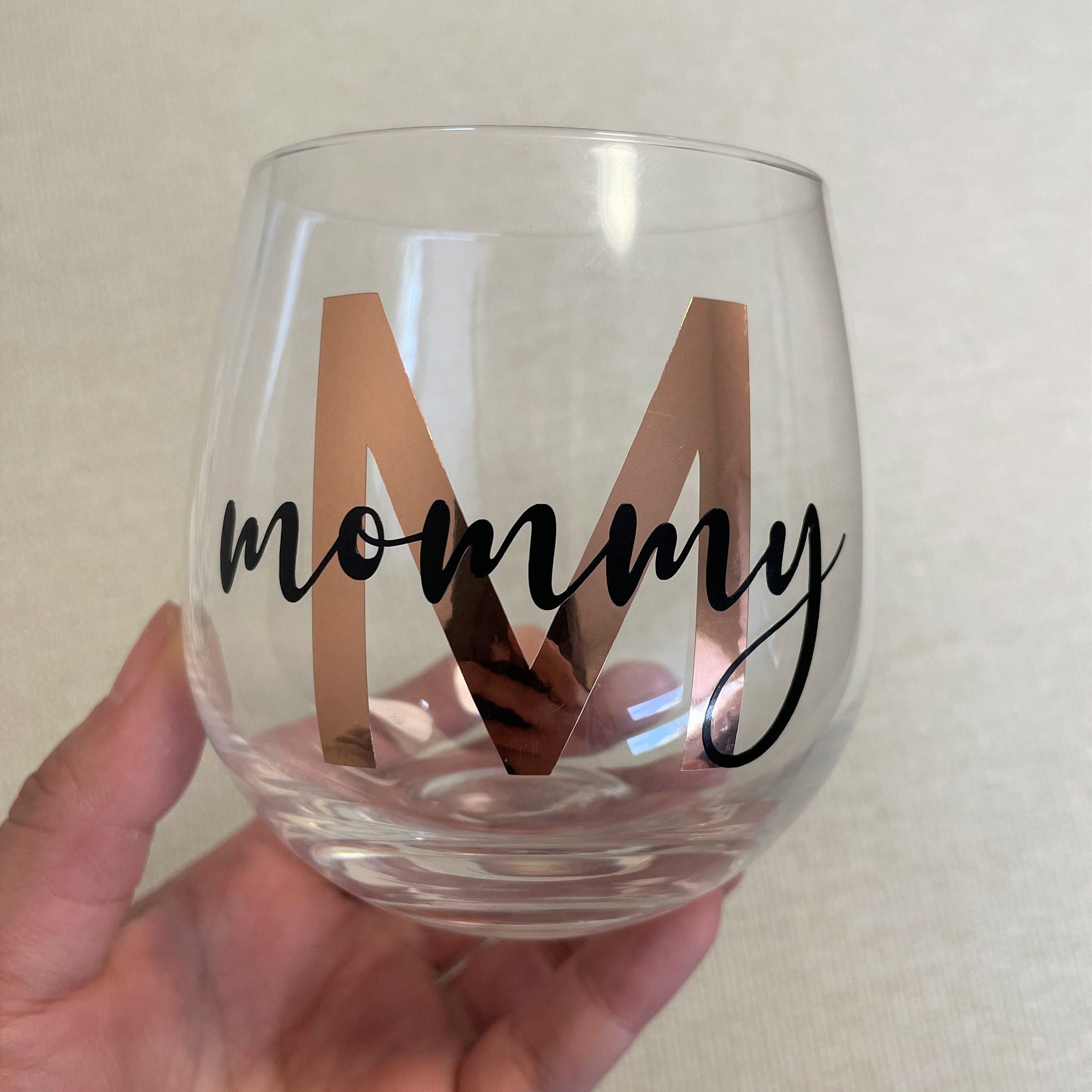 Custom Permanent Vinyl Decals Great for Glassware | Etsy