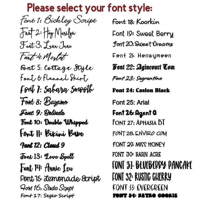 Custom Name Decals Permanent Vinyl Great for Glassware | Etsy Canada