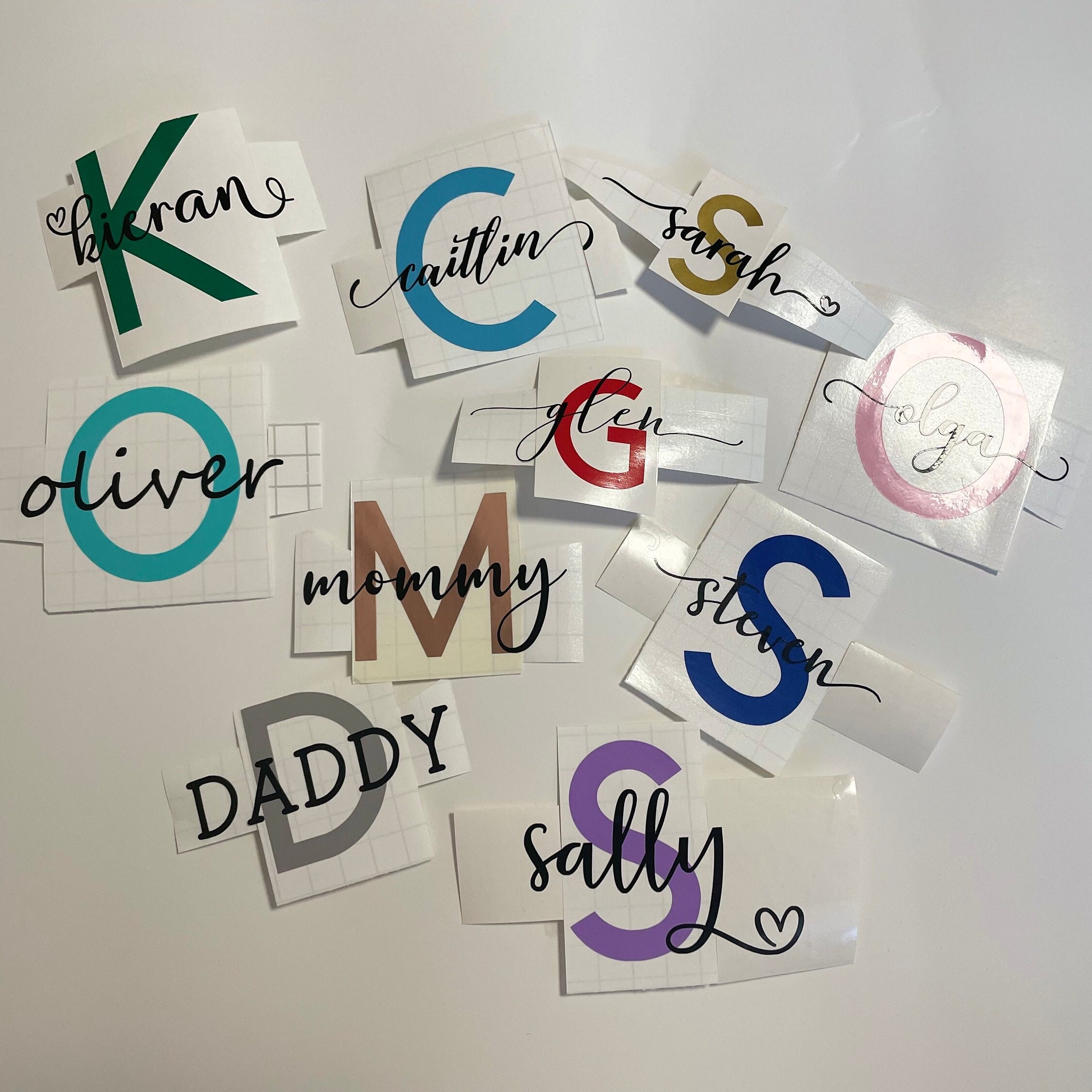 Personalized Vinyl Decals Custom Decals Permanent Adhesive | Etsy