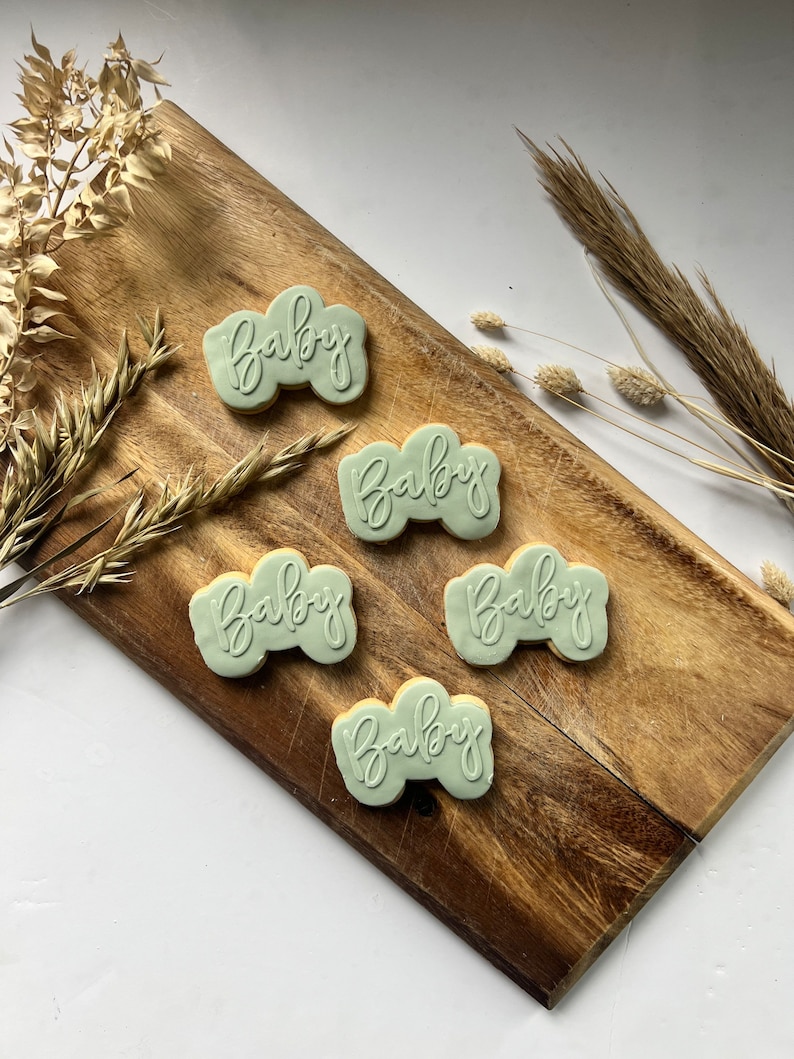 Bear & Cloud Baby Shower Cookies: Neutral Colors - Etsy UK