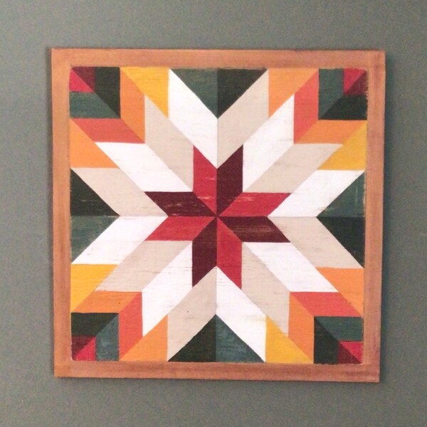 Painted Barn Quilt - Etsy