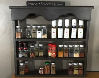 Farmhouse Spice Rack - Etsy