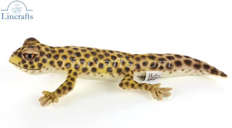 Leopard Gecko Lizard Collectable Plush Soft Toy. Cute & Cuddly Gift for ...