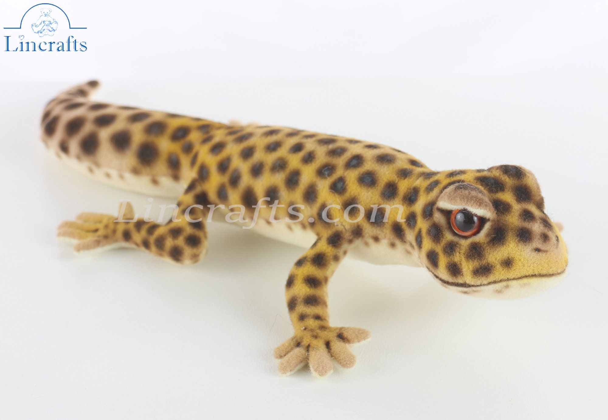 Leopard Gecko Lizard Collectable Plush Soft Toy. Cute & Cuddly Gift for ...