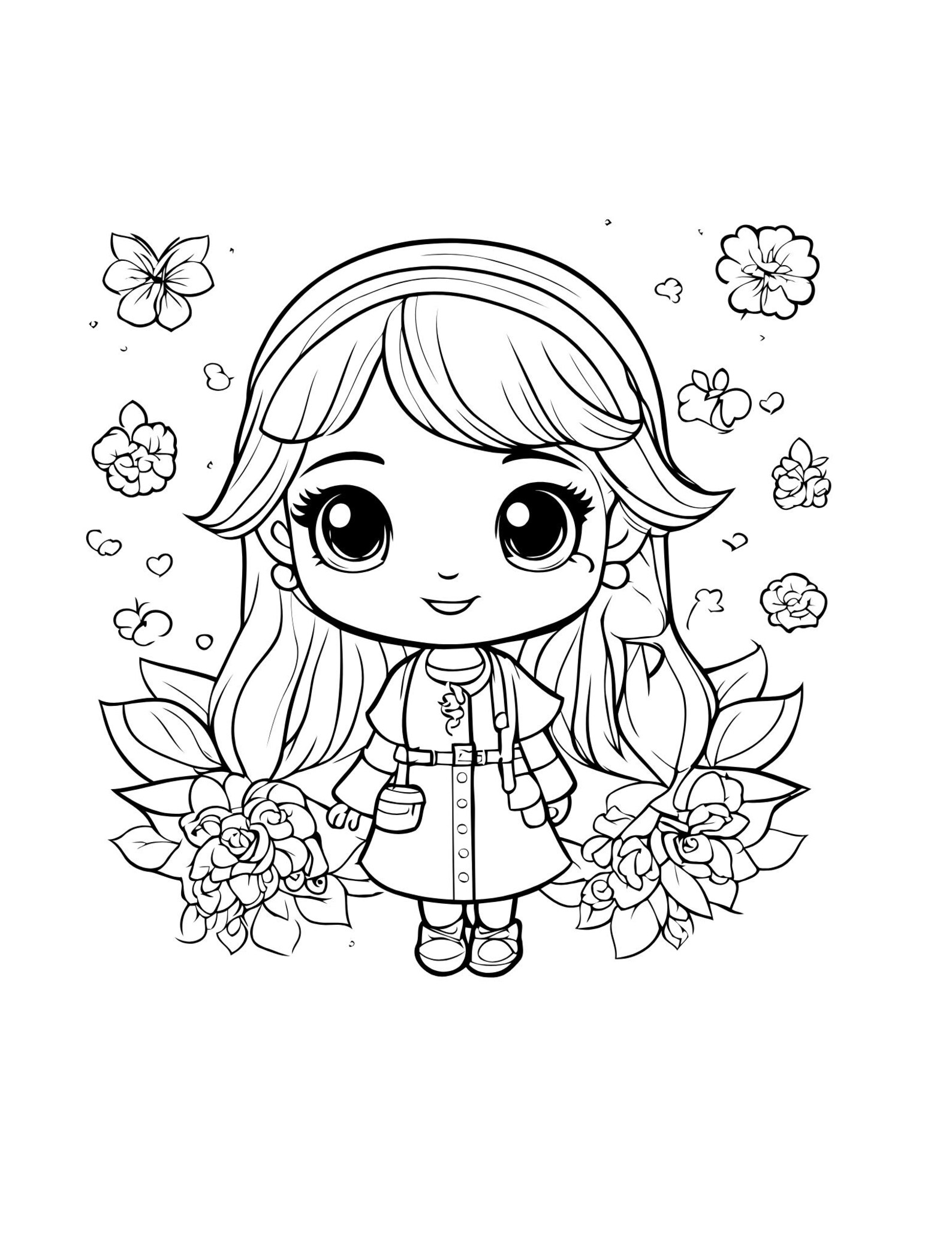 Spring Coloring Book - Etsy