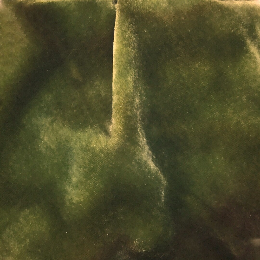 Moss Hand Dyed Velvet - Etsy