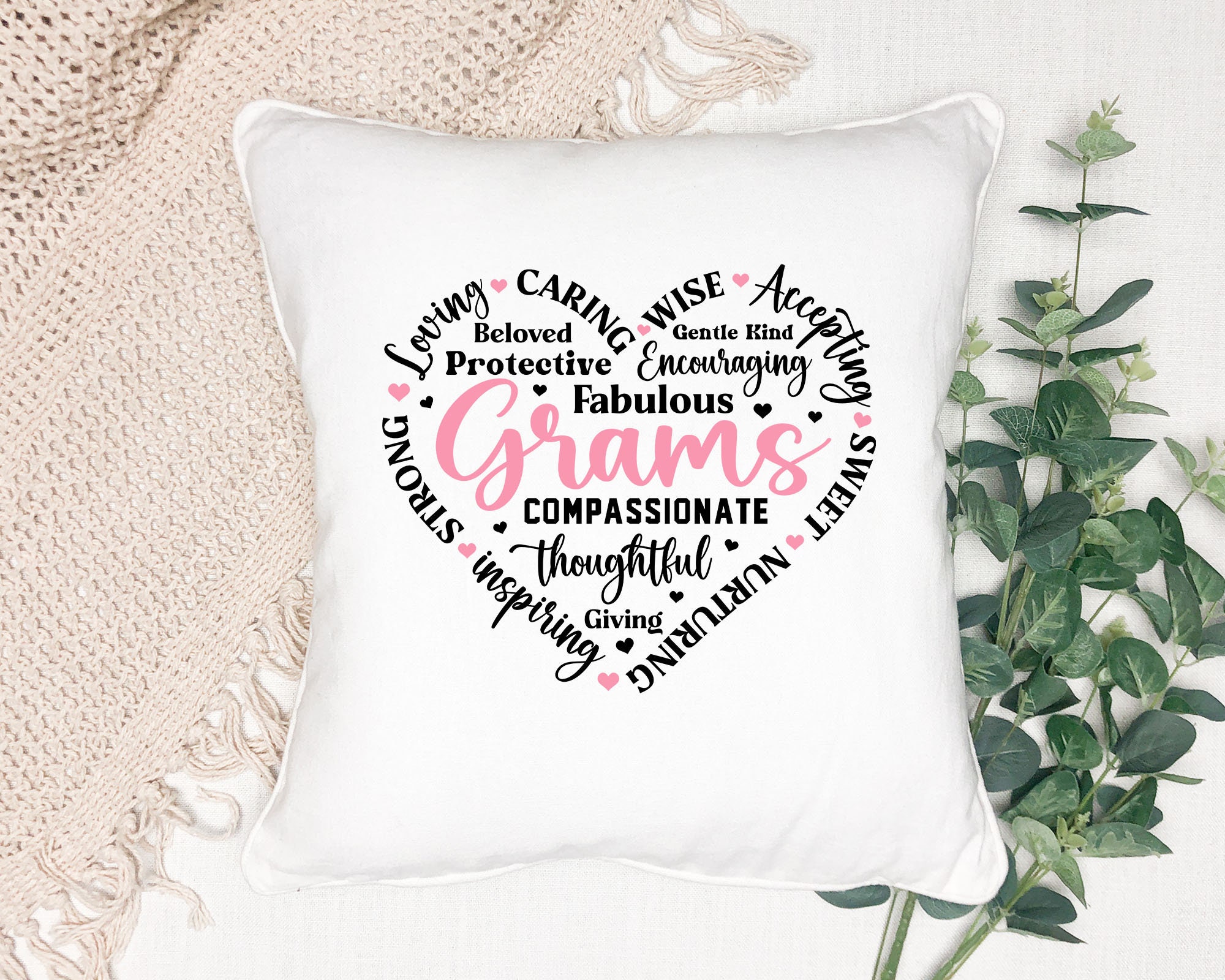 Grams Heart SVG: Mother's Day Typography (digital Download) - Etsy