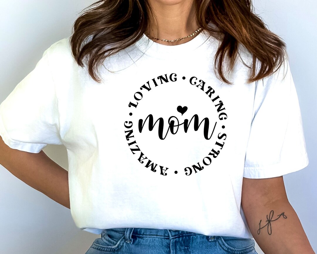 Mom Loving Amazing Caring Svg Png Dxf, Mom Vibes Svg, Mom Life Svg, Mom ...