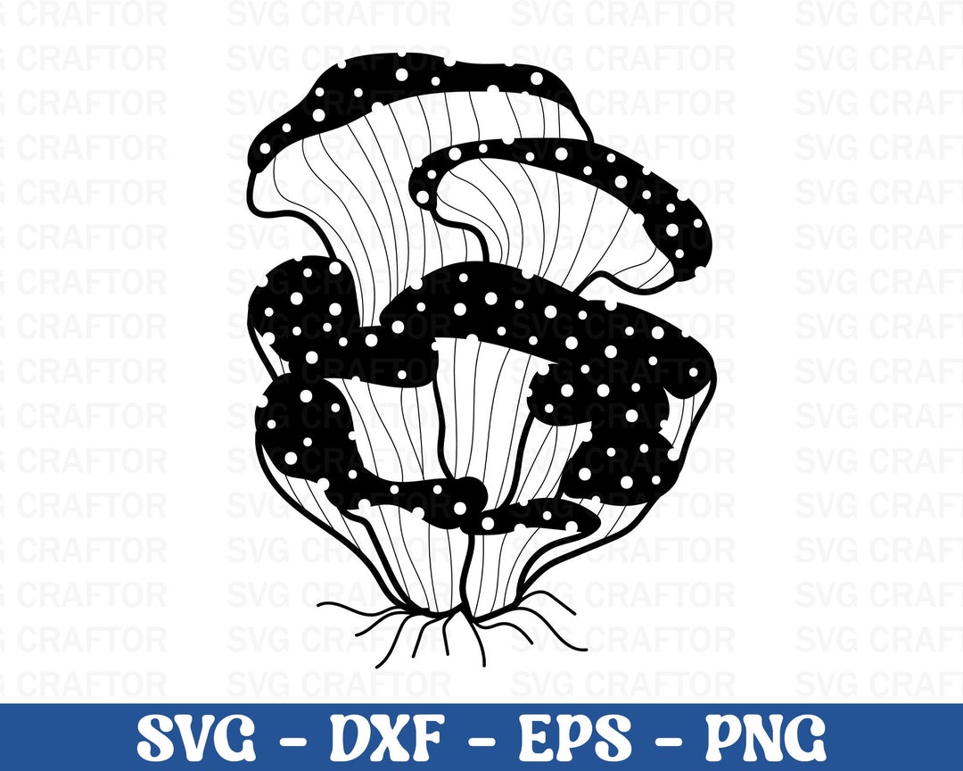 Mushroom SVG Bundle: Boho Floral Clipart (digital Download) - Etsy