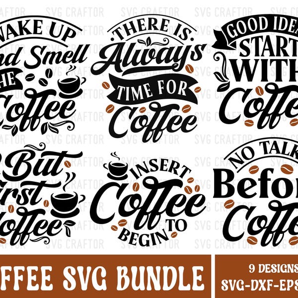 Coffee Svg Files - Etsy